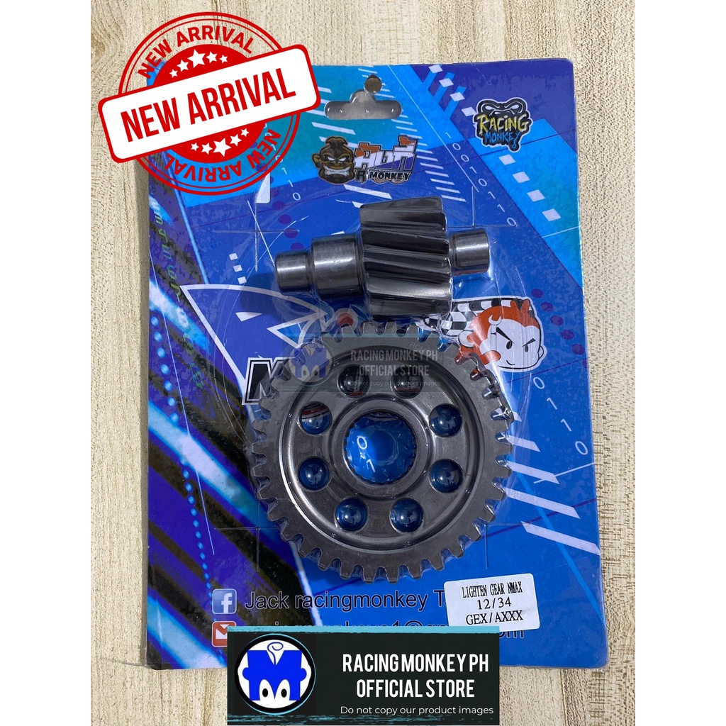 Lightened Gear 12/34 (Nmax 155) Racing Monkey | Shopee Philippines