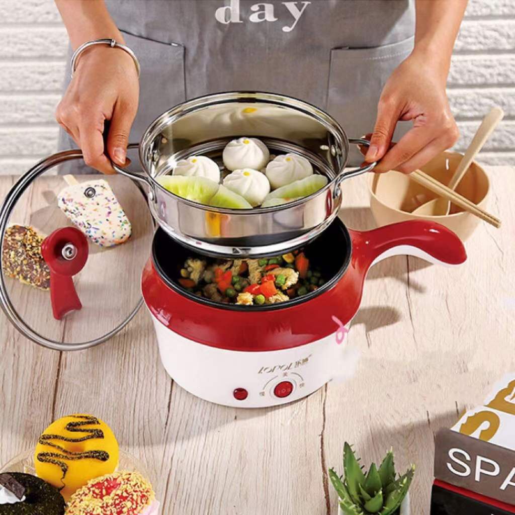 multifunctional non-stick electric rice cooker frying pan cooking pot ...