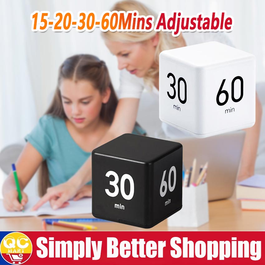 Cube Timer for Student Self-discipline Time Manager Flip Countdown ...