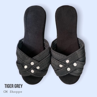 Alpombra Slippers For Men Black Sole Marikina Made | Shopee Philippines