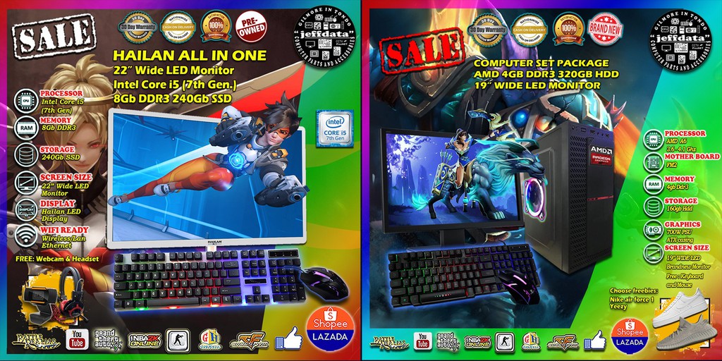 jeffdata PC, Online Shop | Shopee Philippines