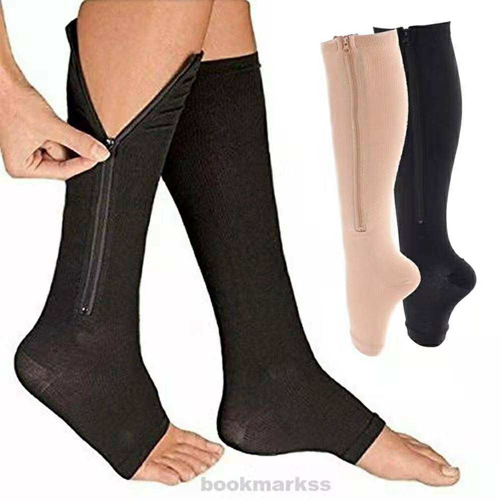 1 Pair With Zipper Compression Socks Foot Pain Relief | Shopee Philippines