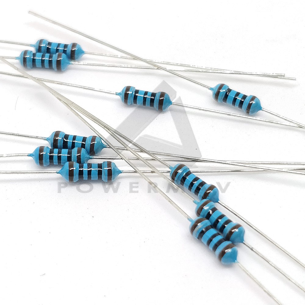 10pcs 100 ohms 5 band 1/4w Metal film resistor 1% ohm for pcb breadboard arduino uno mega nano ...