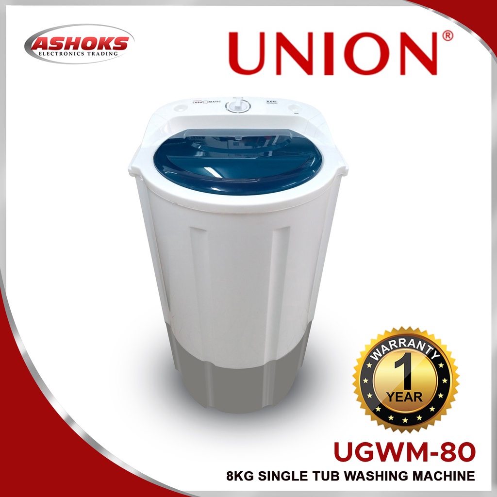 Union Washing Machine 8KG Single Tub / Union Washing Machine UGWM-80 ...