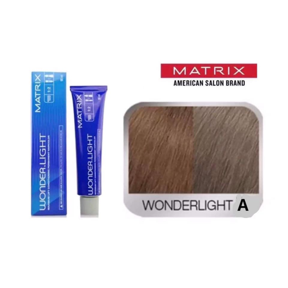 [With Freebie] Matrix Wonder Light Hair Color WL-A Cool Ash (90g ...