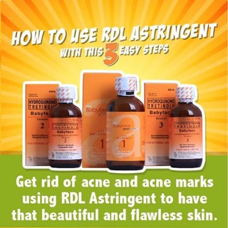 RDL BABYFACE 1/2/3 ( 30mL/60mL) | 100% Original | Shopee Philippines