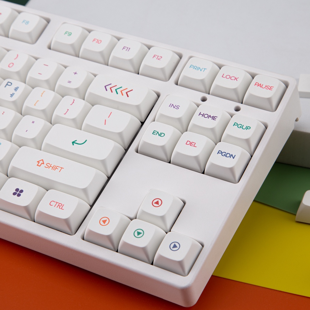 PBT XDA Profile 127 Keys Keycaps Dye Sublimation ANSI Layout for ...