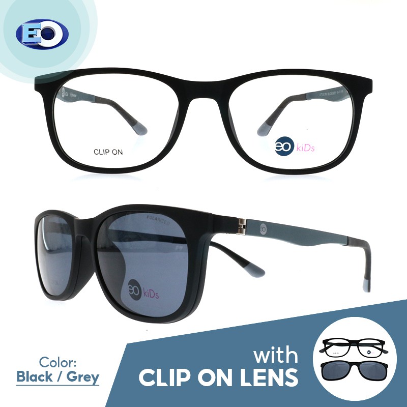EO Kids Little Dru with Clip on Frame with Free Multicoated Lens / Non ...