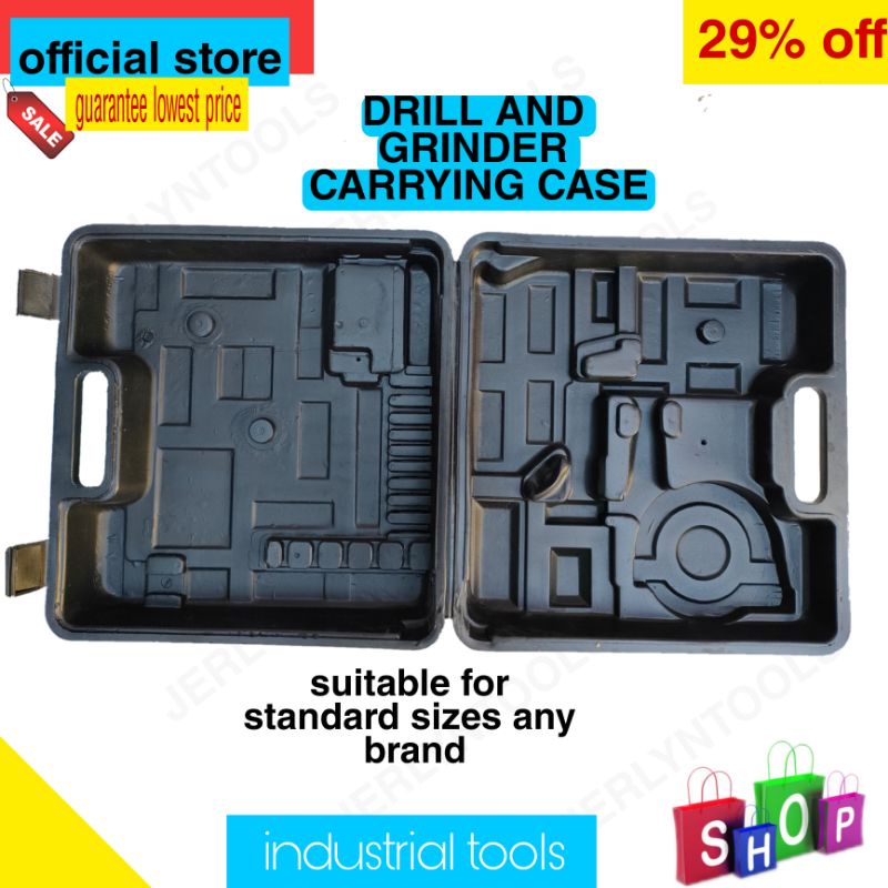 CARRYING CASE FOR DRILL AND GRINDER SUITABLE FOR ANY STANDARD SIZES OF ...