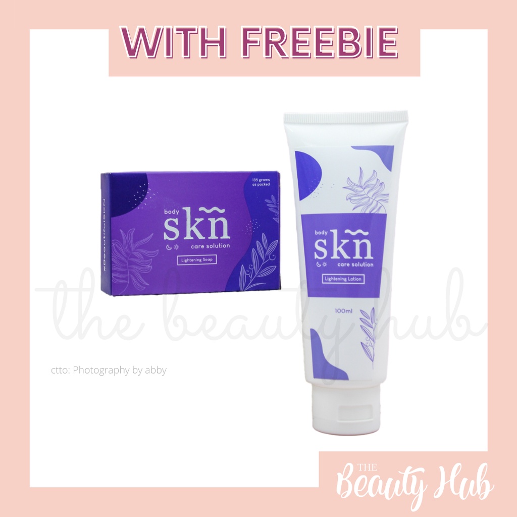 SKN Body Lightening Soap and Lotion SKN CARE SOUTION Body Set | Shopee ...