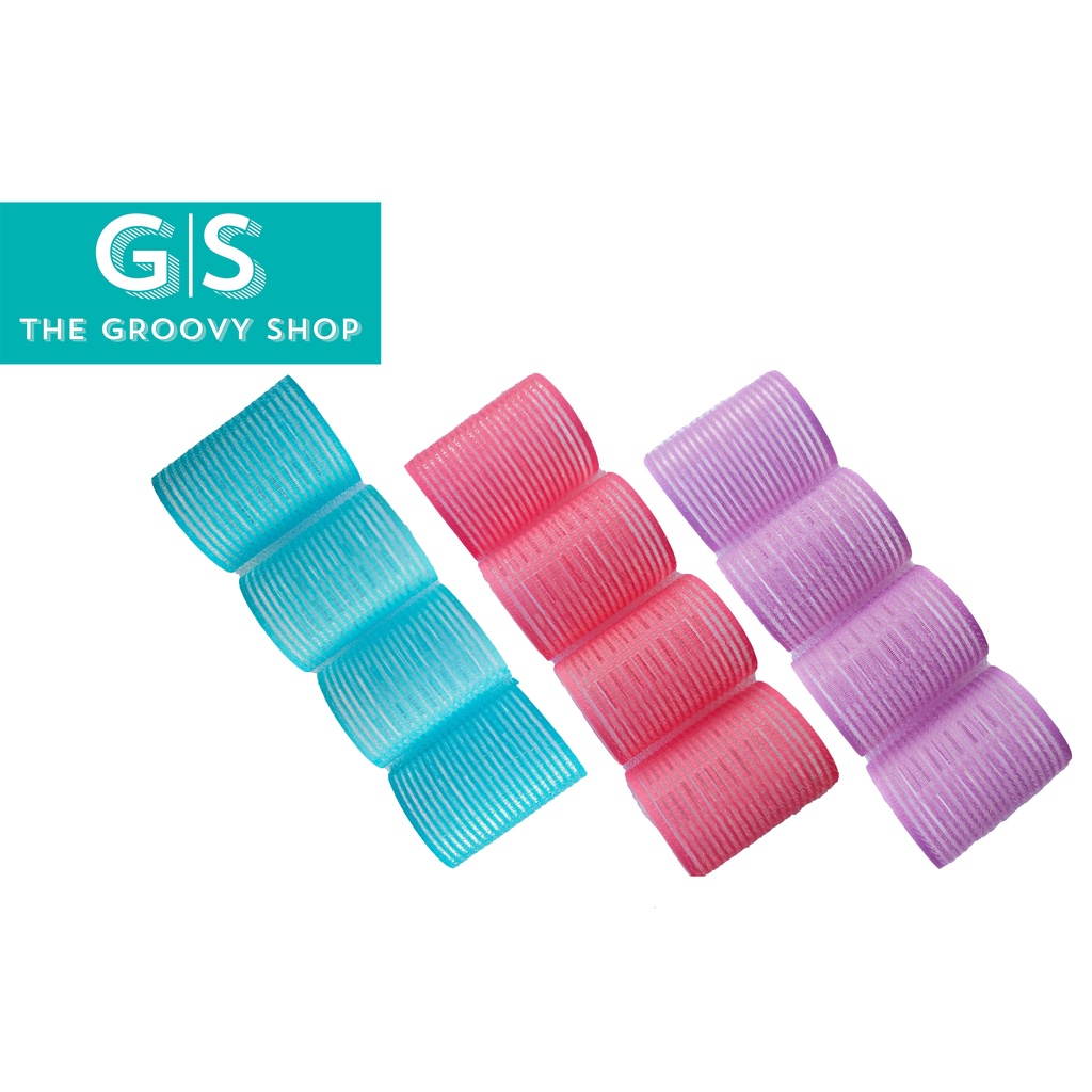 Joy Fashion Large Snap On Hair Curlers Rollers 4 in a Pack | Shopee ...