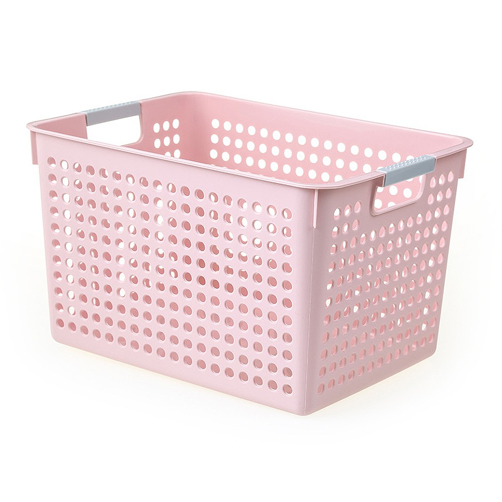 LOCAUPIN Large Office Desktop Hollow Storage Basket Bin Container ...