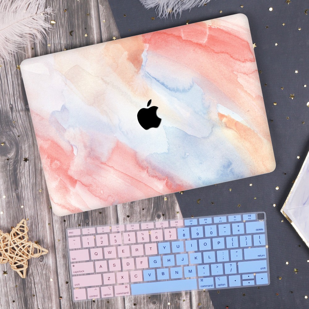 Turquoise mirror marble Macbook case for new Pro Mac Laptop 13 2019 and ...