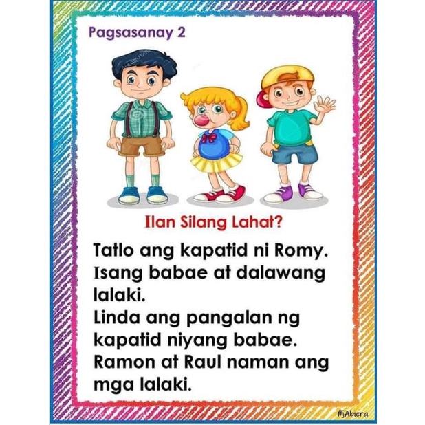 Pagsasanay sa Pagbasa ng Tagalog (21 pages) free bookbind | Shopee ...