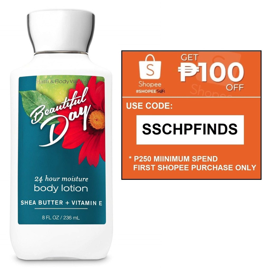 Bath & Body Works Body Lotion - BEAUTIFUL DAY 236ml | Shopee Philippines