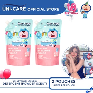 UniLove Baby Laundry Detergent 1L (Powder Scent) Pack of 2 | Shopee ...