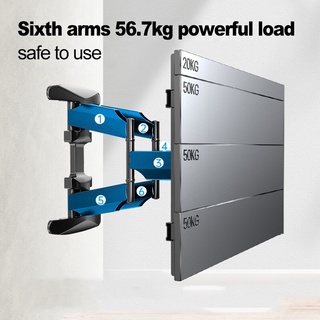 Fits to 40-75 inch Full Motion TV Bracket Wall Mount 50 55 60 65 70 ...