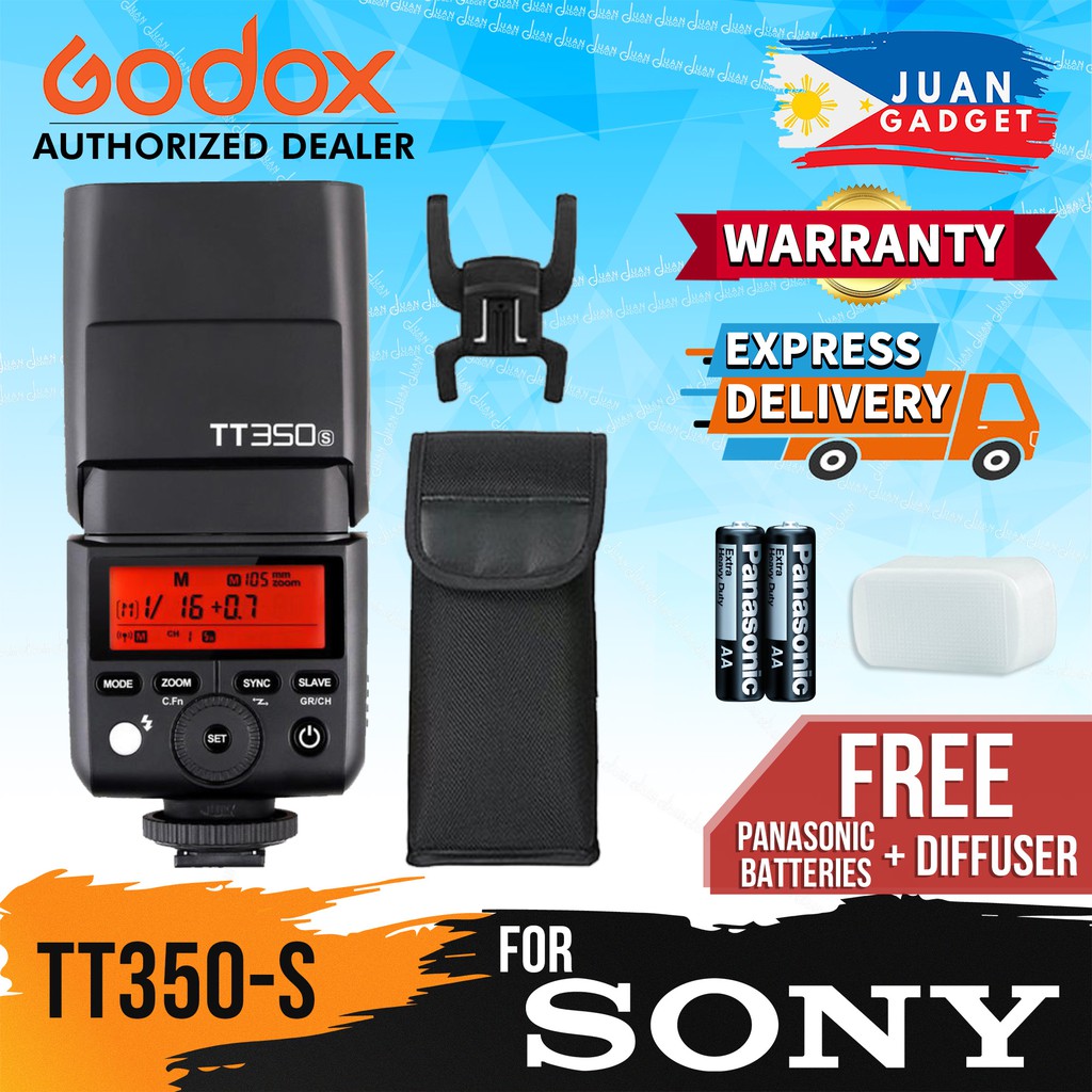 Godox TT350S Mini Speedlite Flash TTL for Sony HSS GN36 1/8000S ...