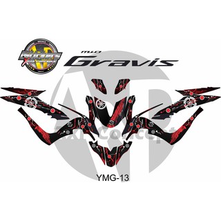 Yamaha Mio Gravis Decal Kit YMG-13 | Shopee Philippines