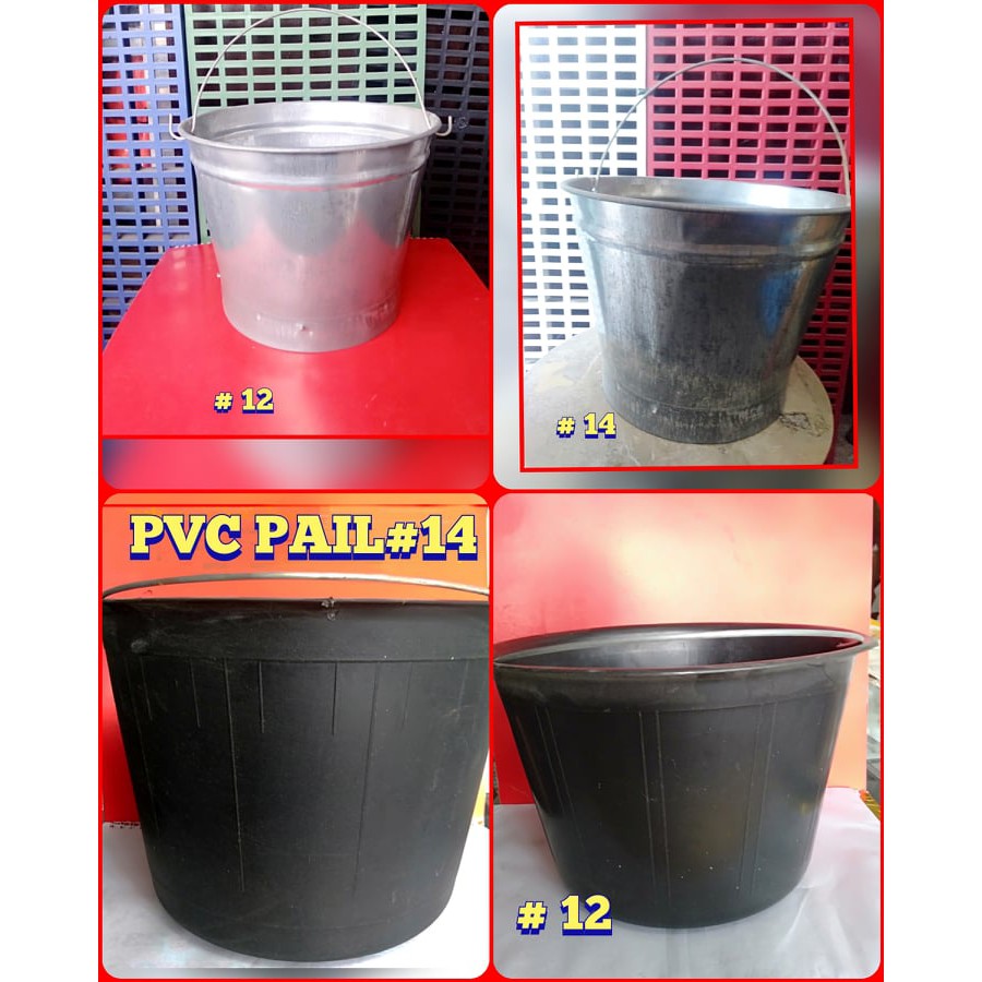 PVC & G.I CEMENT PAIL FOR CONSTRUCTION | Shopee Philippines