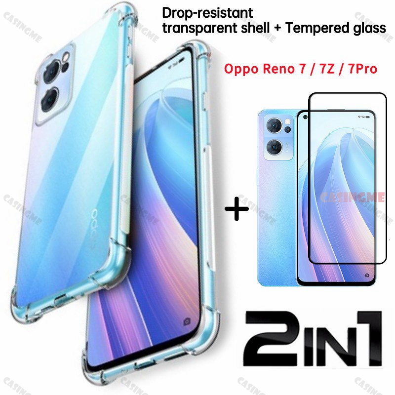 2 in 1 For Oppo Reno 7 7SE 7Pro 7Z 5G Reno7 Z SE 6 5 Pro 4G 5G ...