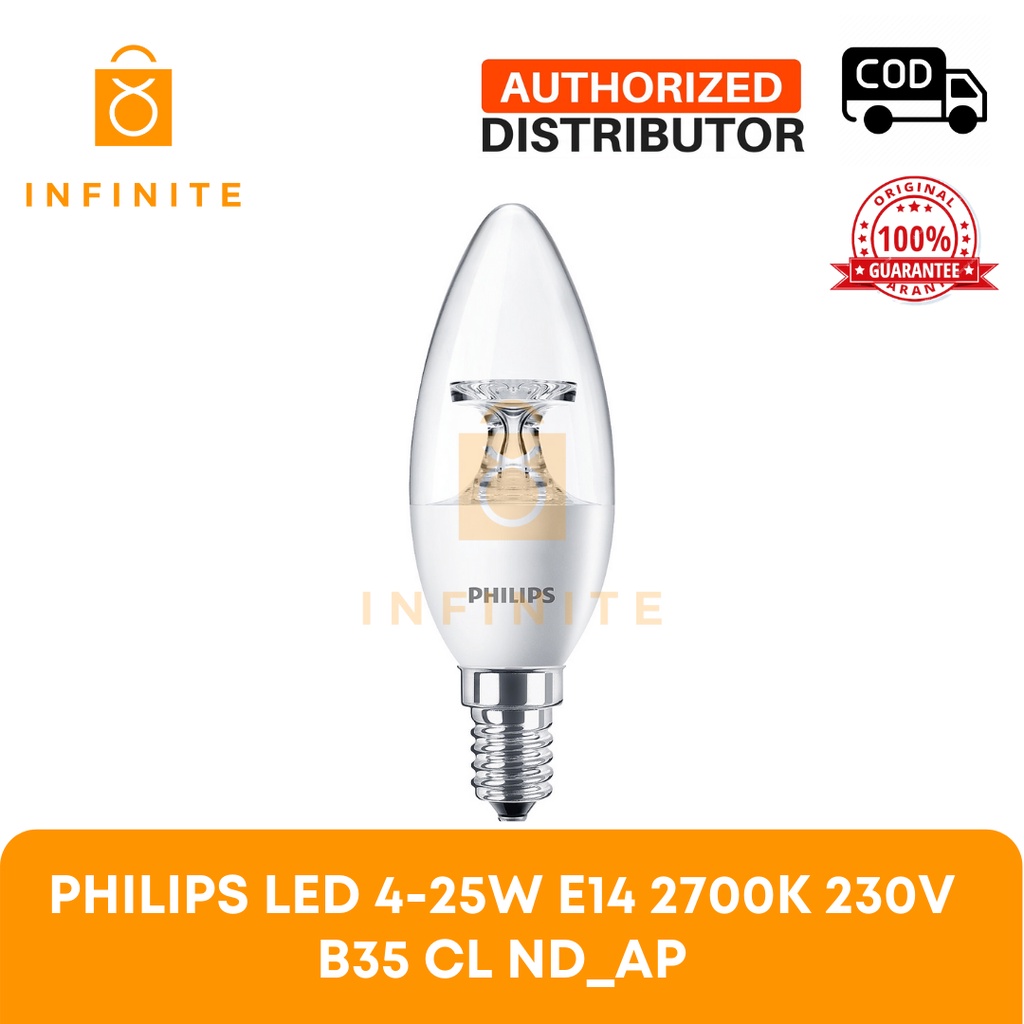 PHILIPS LED 4-25W (Clear) | Shopee Philippines