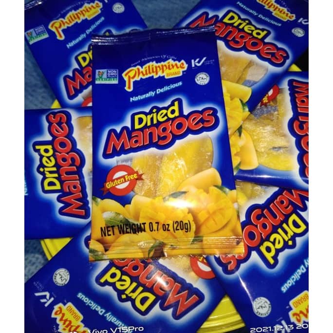 PHIL DRIED MANGO SLICE 20G | Shopee Philippines
