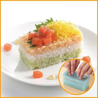 Rice Mould Musubi Molder Maker Rectangular Layer Mold Box Scoop Onigiri ...
