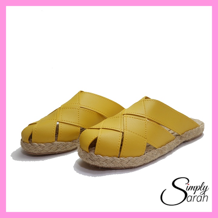 Marikina BUBBLES Leather Abaca Half Shoes Flat Sandals Pinoy Made ...