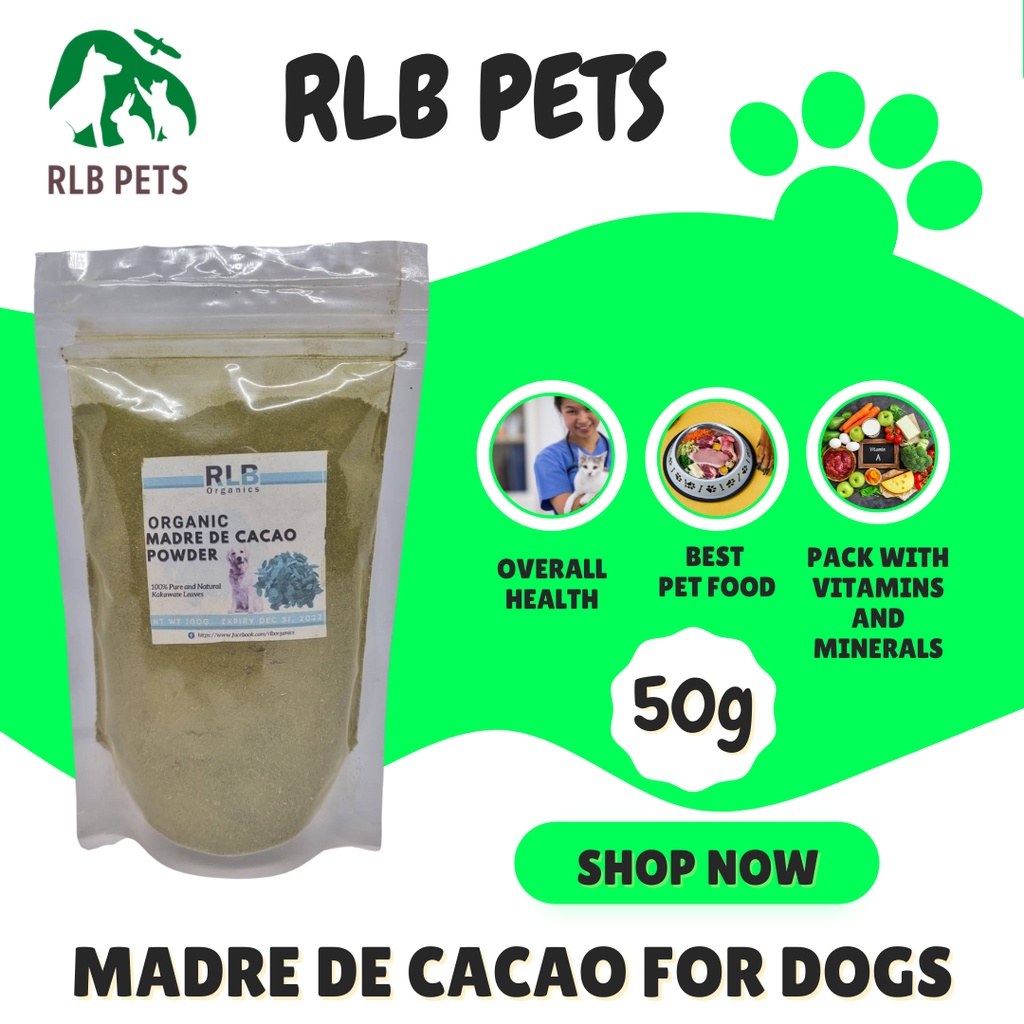 50 grams Pure Madre de Cacao Powder for Dogs - Anti Fleas and Ticks For ...