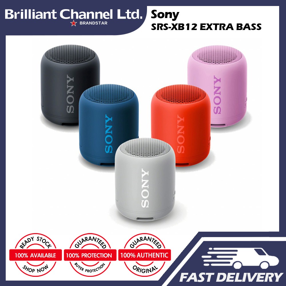 Sony SRS-XB12 EXTRA BASS Portable BLUETOOTH Wireless Speaker XB12 | Shopee Philippines