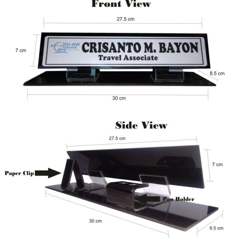 Custom Desk Nameplate / Table Nameplate / Table Name / Desk Name ...