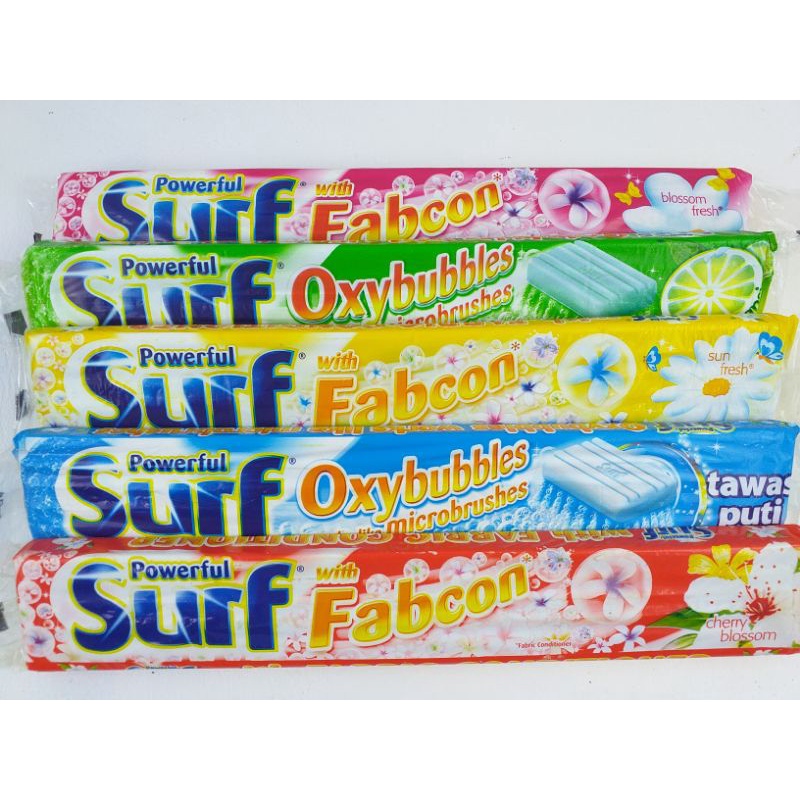 Surf Detergent Bar Soap ( Oxybubbles & Fabcon ) 360grams | Shopee ...