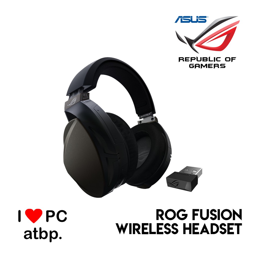 ASUS ROG Fusion Wireless Gaming Headset (2.4GHz,15hrs,50mm) | Shopee ...