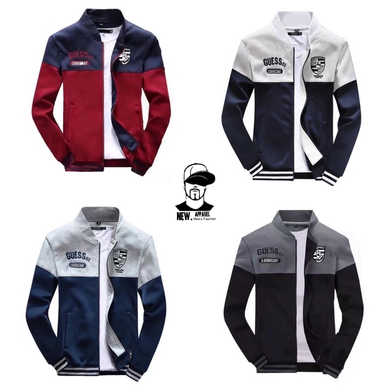 NP Men's Bomber Jacket Zipper Classic Korean Jacket | Shopee Philippines