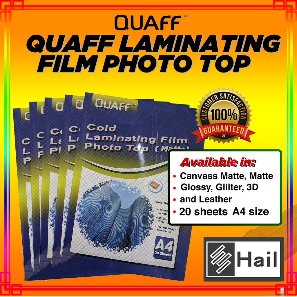 QUAFF PHOTO TOP A4 (20 SHEETS) | Shopee Philippines