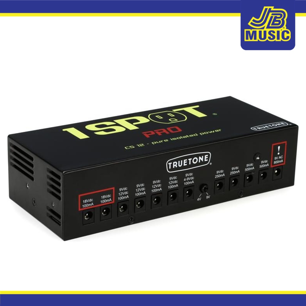 1 SPOT - PRO CS12-USJ 12-Output Isolated Guitar Pedal Power Supply ...