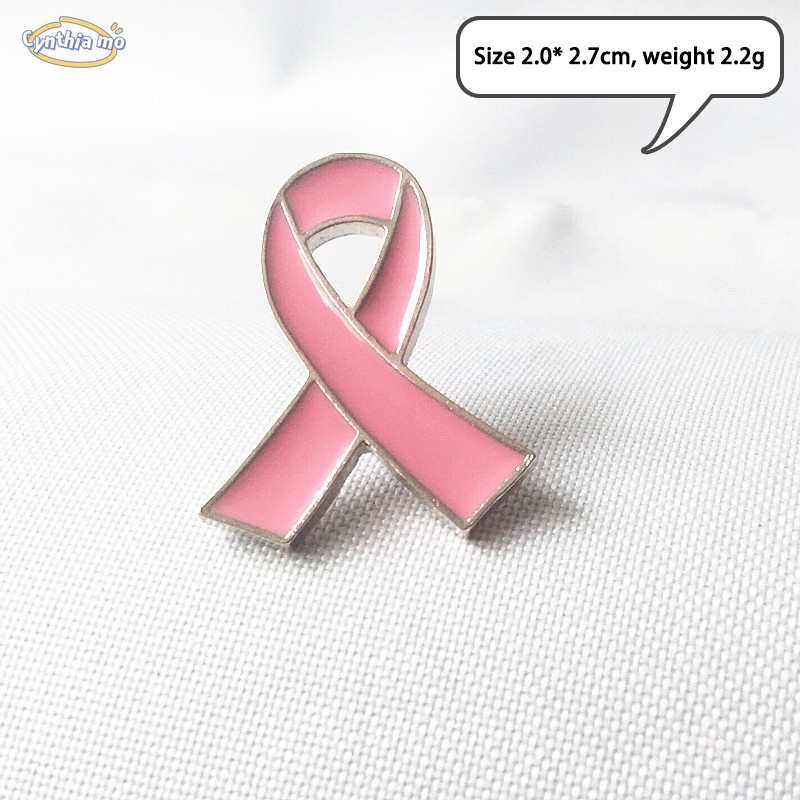 Pink Ribbon Badge Brooch CM | Shopee Philippines