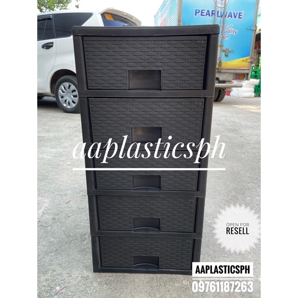 Plastic Drawer 3/4/5/6 Layers (Side Drawers) Space saver | Shopee ...