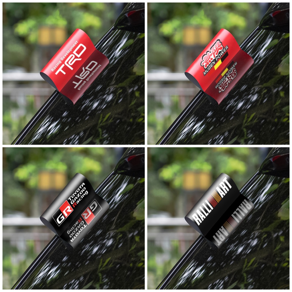 NEW Car Sticker Wash Label Style Trunk Door Decals PVC Auto Decoration ...