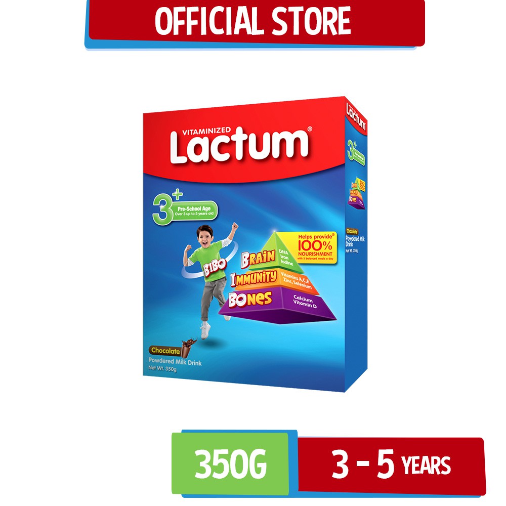 Lactum 3+ Choco Powdered Milk Drink 350g | BeeCost