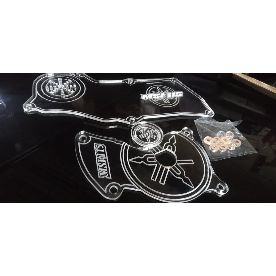 CVT AIR FILTER COVER FOR MSI 115 5MM ACRYLIC CLEAR | Shopee Philippines