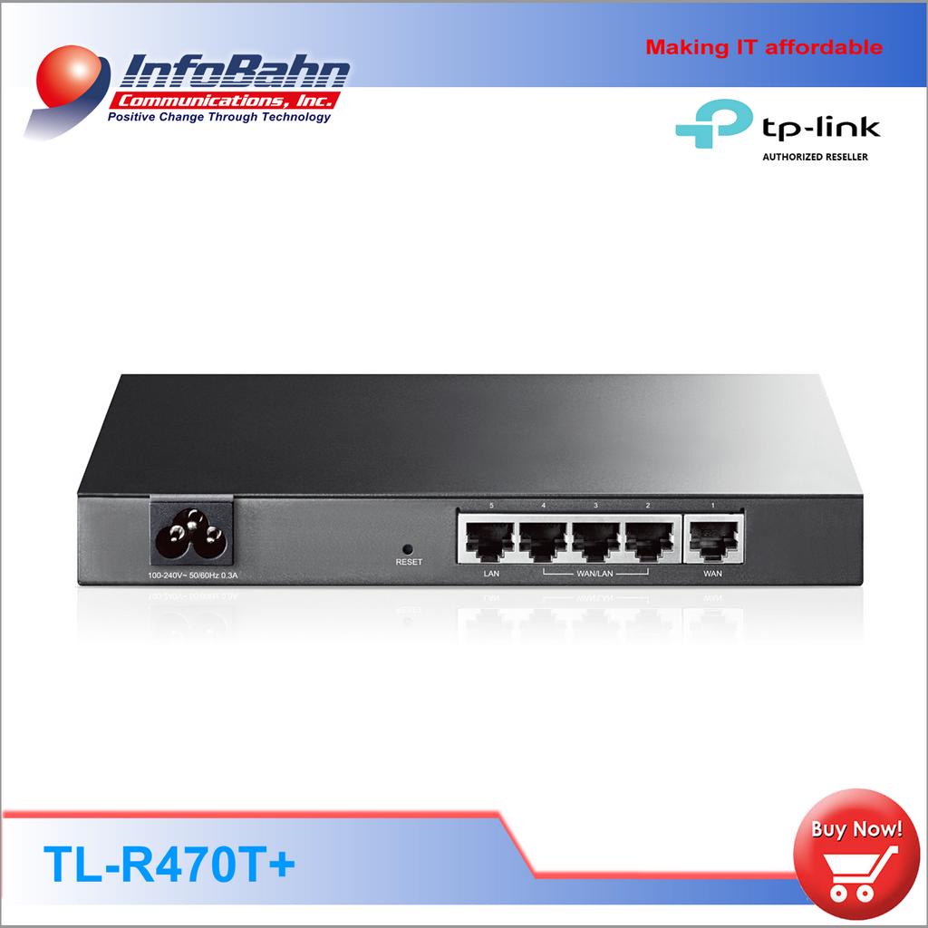 TP Link Desktop Load Balance Broadband Router Tl-R470t+ : I Infobahn ...