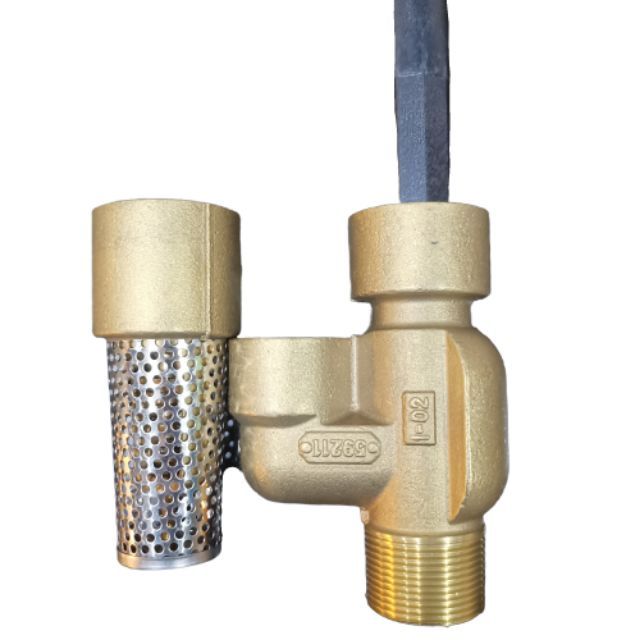 Brass Twin Pipe Adapter With Foot Valve Shopee Philippines