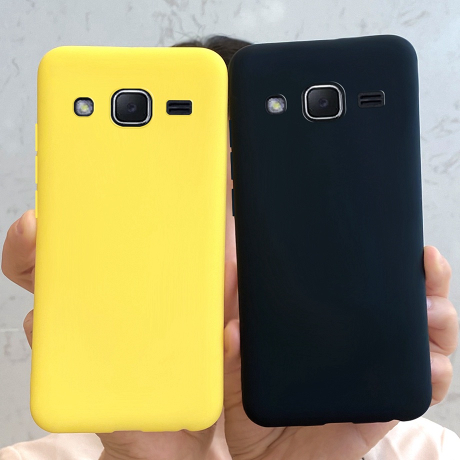 Samsung Galaxy J2 2015 j200 J200F Case Soft Plain Silicone Matte Jelly ...