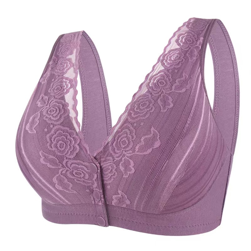 Big Size Bra Size 38-48 Front Closure Bras Plus Size No Iron Woman ...