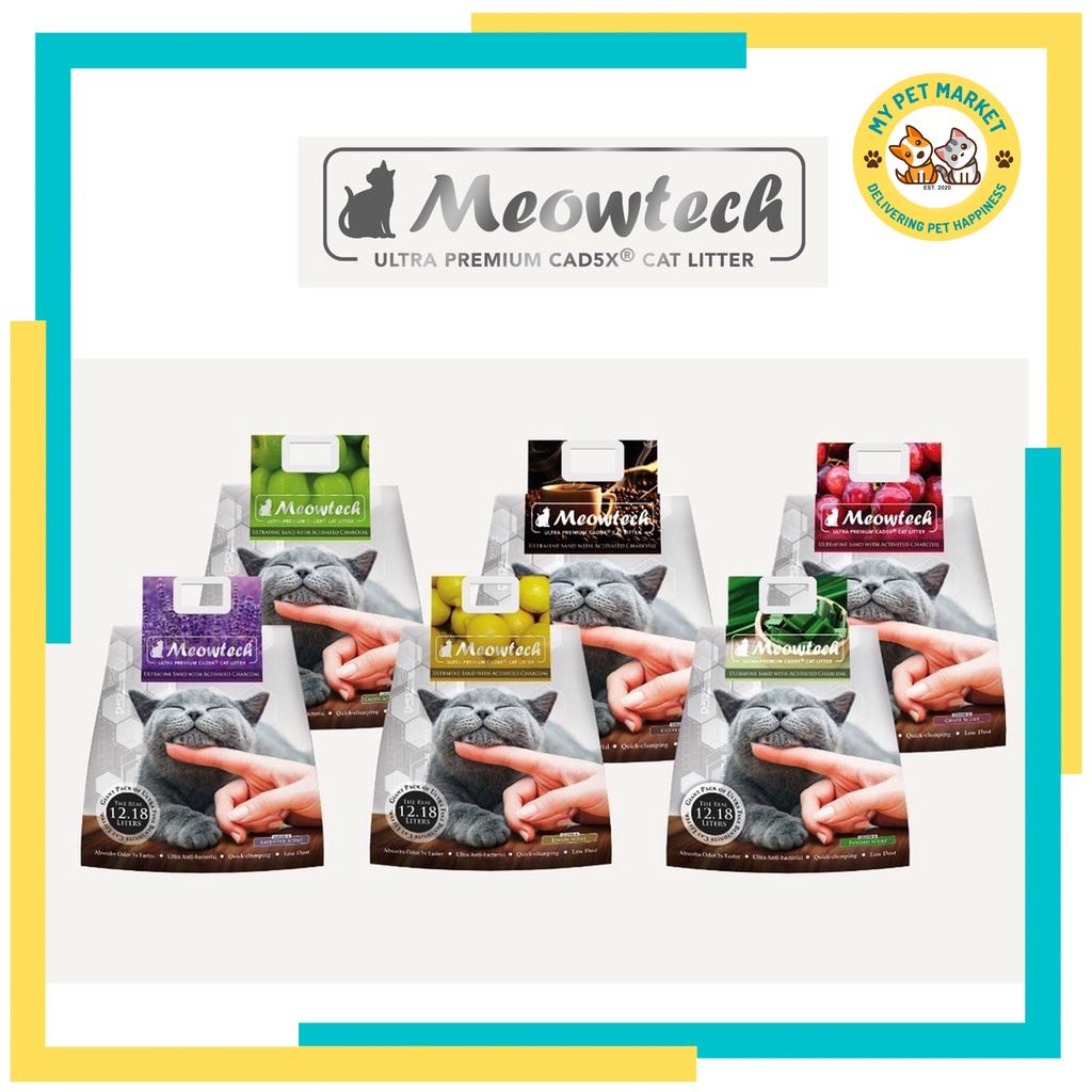Meowtech Ultra Premium Cat Litter 12.18L | Shopee Philippines