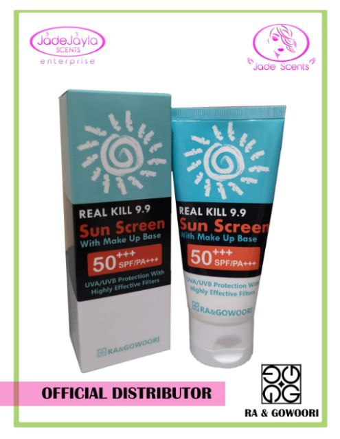 RA&Gowoori Real Kill 9.9 Sunscreen with Make Up Base SPF50+++ 80ml ...