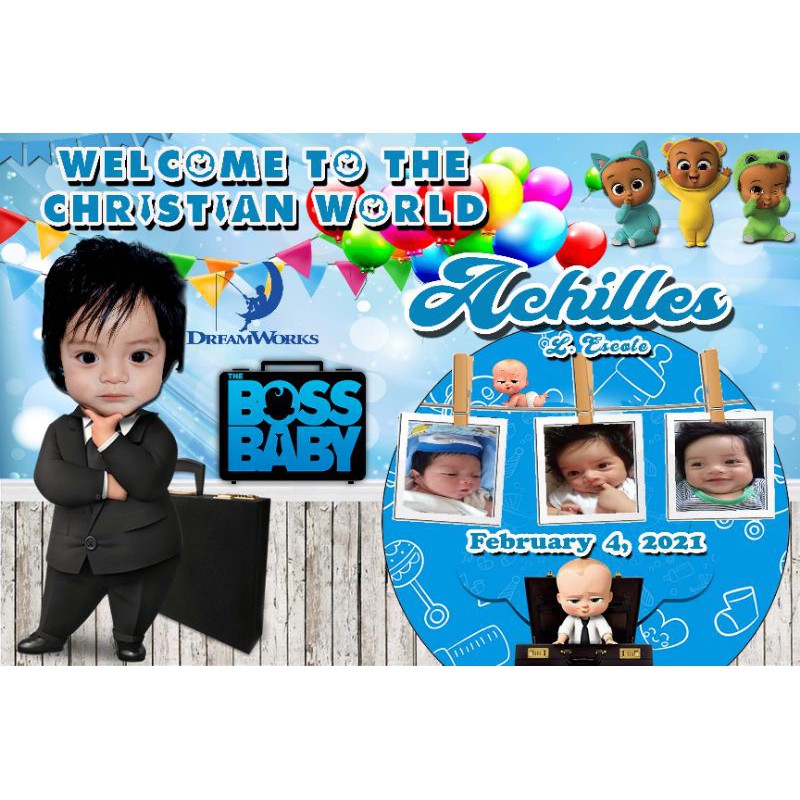 Baby Boy Layout Boss Baby Tarpaulin Background is rated the best in 03/ ...