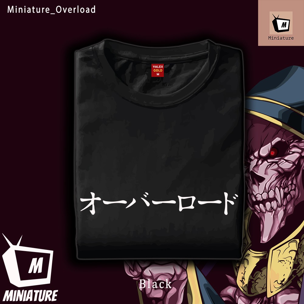 Miniature Overlord shirt The Undead King Ainz Ooal Gown Guild YGGDRASIL ...
